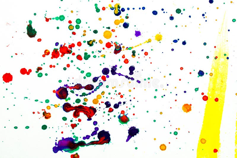Colorful watercolor splash stock image. Image of backdrop - 158450967
