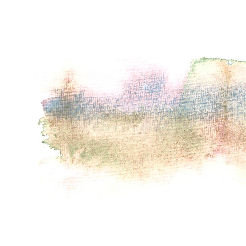 Colorful Watercolor Stain on a White Background, Square Backdrop Stock ...