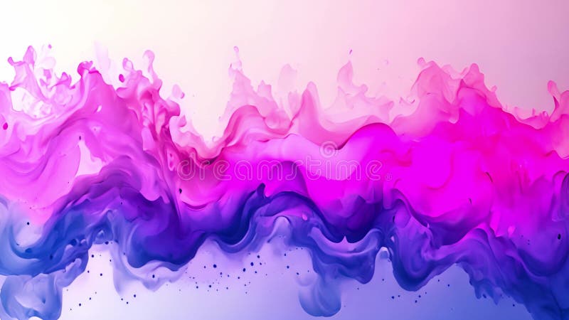 Colorful Watercolor Stains Dance in Mesmerizing Animated Sequence ...