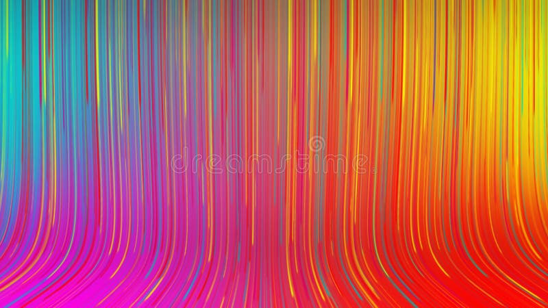 Colorful Waterfall Stage Background Loop. Juicy Dynamic Cascade Falling ...