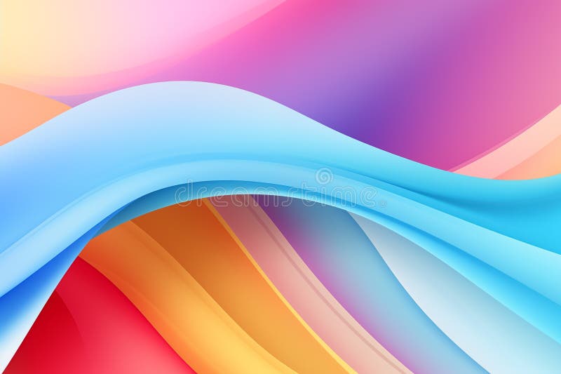 Colorful Wave Background Gradient Desktop Wallpapers Banner Wave Smoth ...