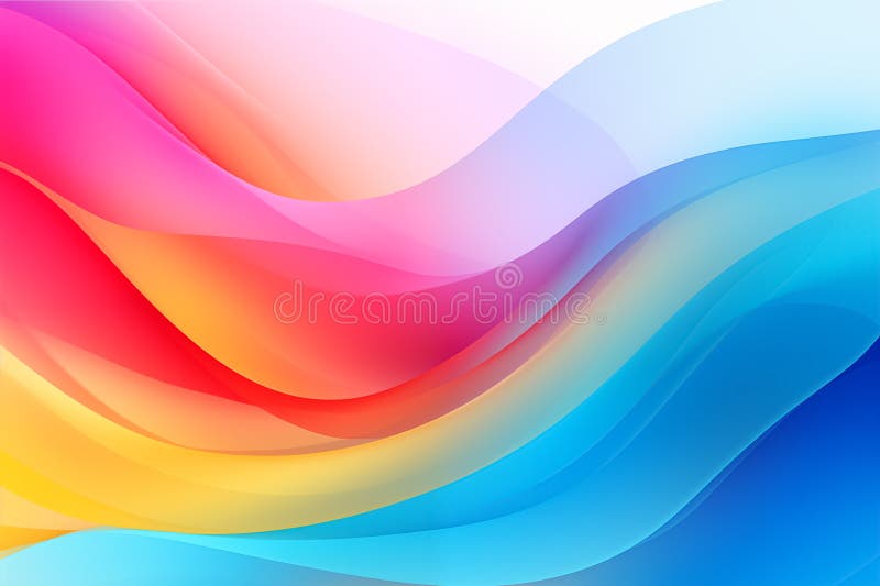 Colorful Wave Background Gradient Desktop Wallpapers Banner Wave Smoth ...