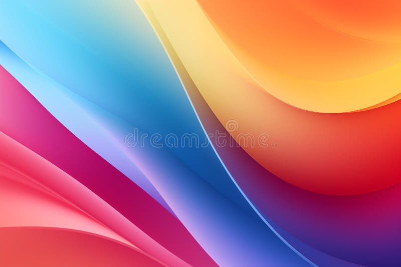 Colorful Wave Background Gradient Desktop Wallpapers Banner Wave Smoth ...