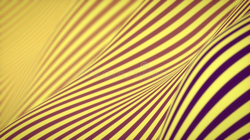 Colorful Wave Bend Loop Animation. Futuristic Geometric Diagonal Lines ...