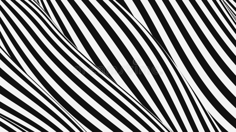 Colorful Wave Bend Loop Animation. Futuristic Geometric Diagonal Lines ...