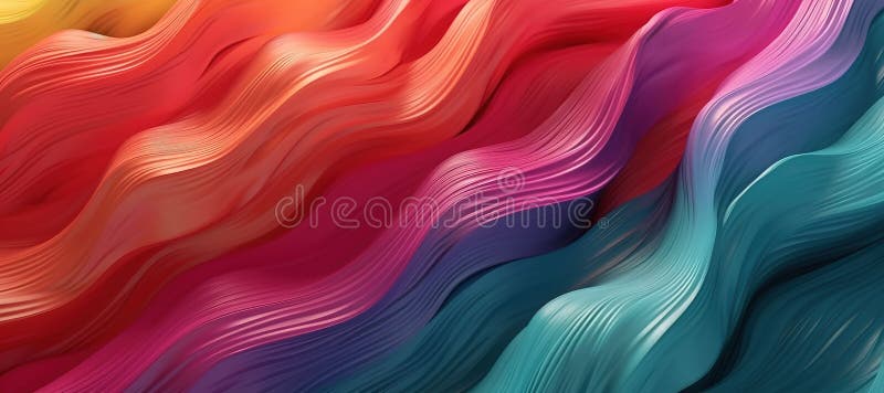 Colorful Wave Gradation Pattern Background Stock Illustration ...
