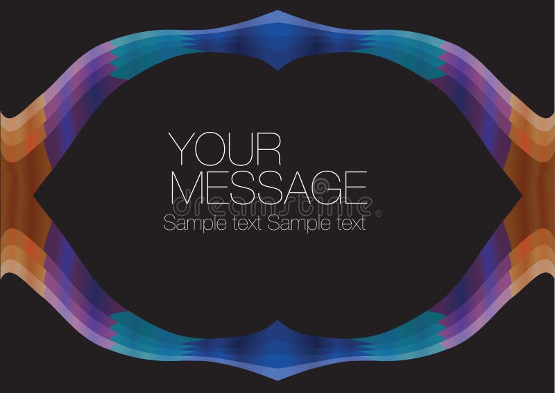 Colorful wave layout stock vector. Illustration of light - 38148853