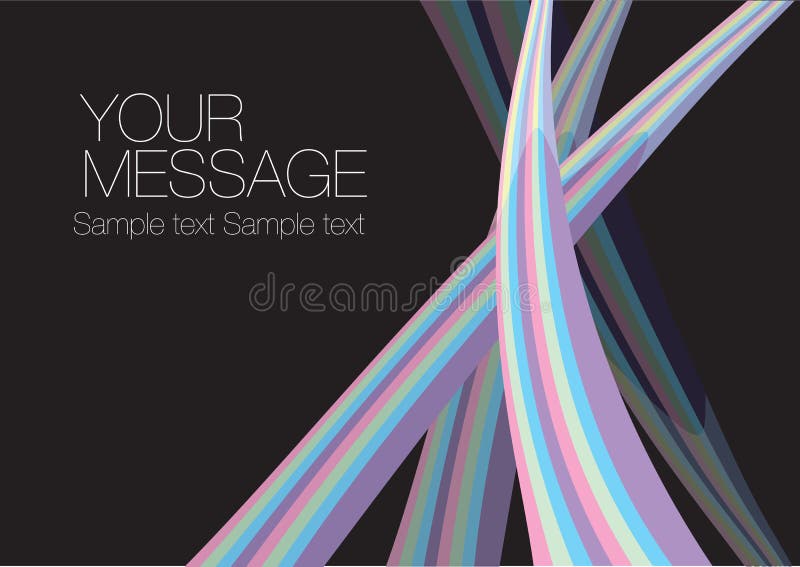 Colorful Wave Layout Design Stock Vector - Illustration of clean ...