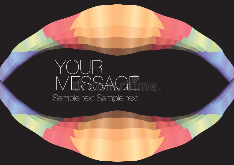 Colorful Wave Layout Design Stock Vector - Illustration of liquid ...