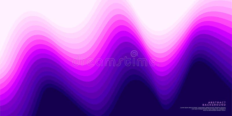 Colorful Wave Line Abstract Background Template. Purple Line Curve ...