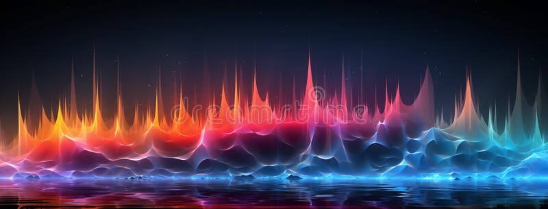 Colorful Wave Music Equalizer Banner Stock Illustration - Illustration ...