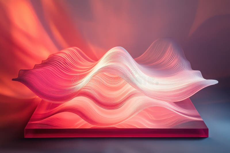 Colorful Wave Patterns Create a Mesmerizing Three-dimensional Design in ...