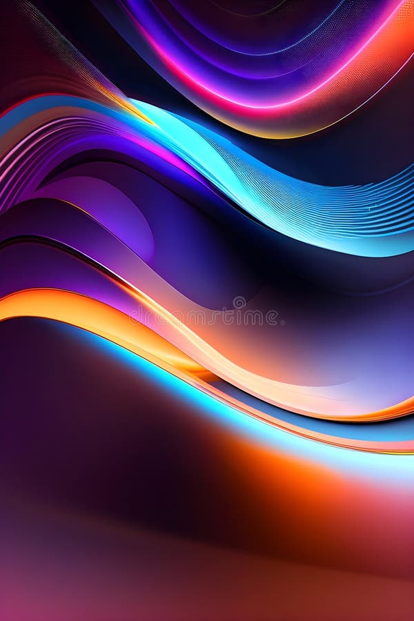 A Colorful Wave with the Word Light on it Stock Illustration ...