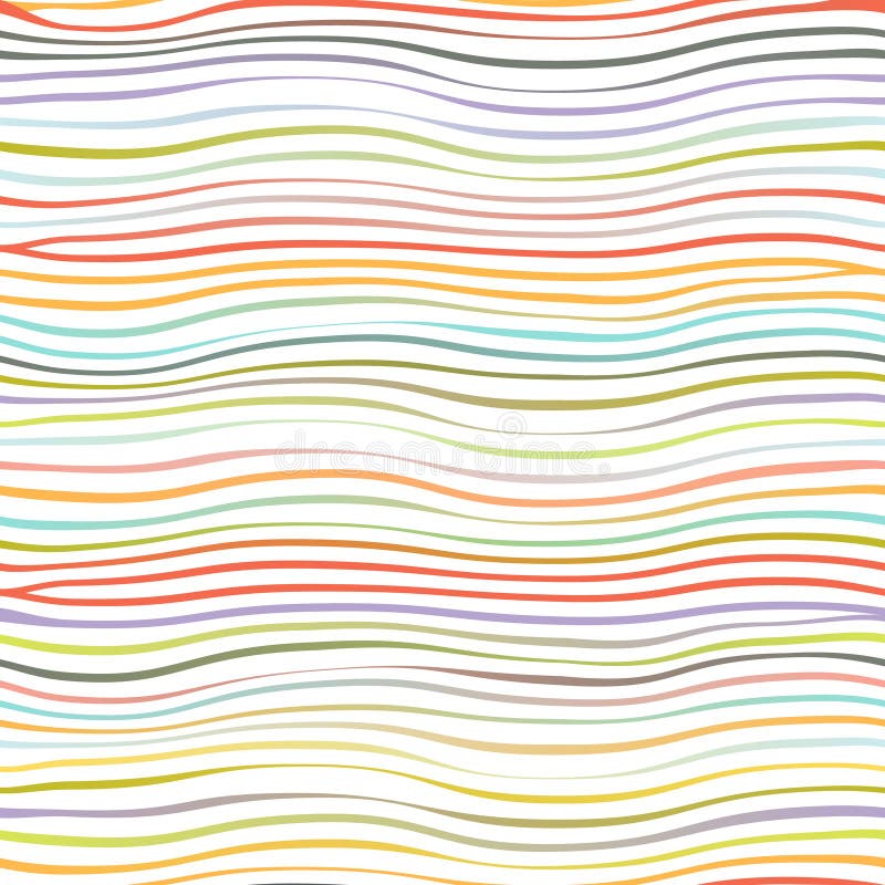 Colorful Waves Abstract Geometric Template Design Seamless Background ...