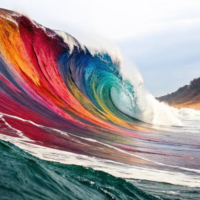 Colorful Waves and Patterns Stock Illustration - Illustration of modern ...