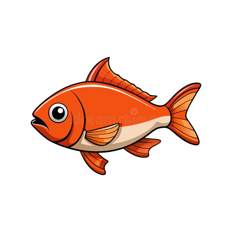 Colorful Wavetracker Fish Illustration with Realistic Features Stock ...