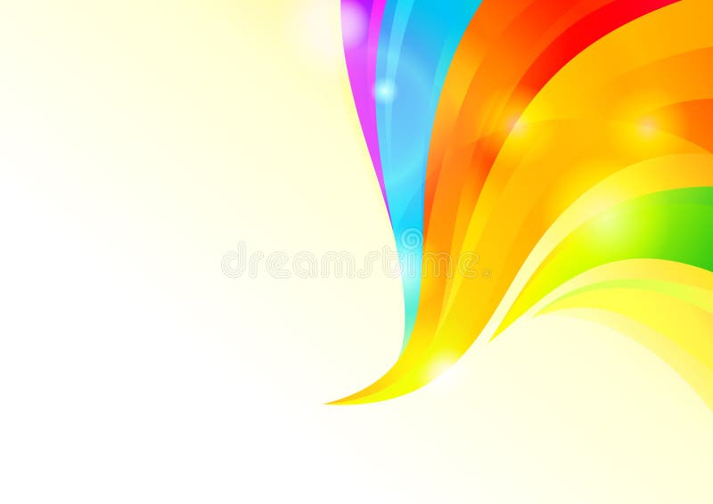 Colorful Wavy Background stock vector. Illustration of backdrop - 19961990