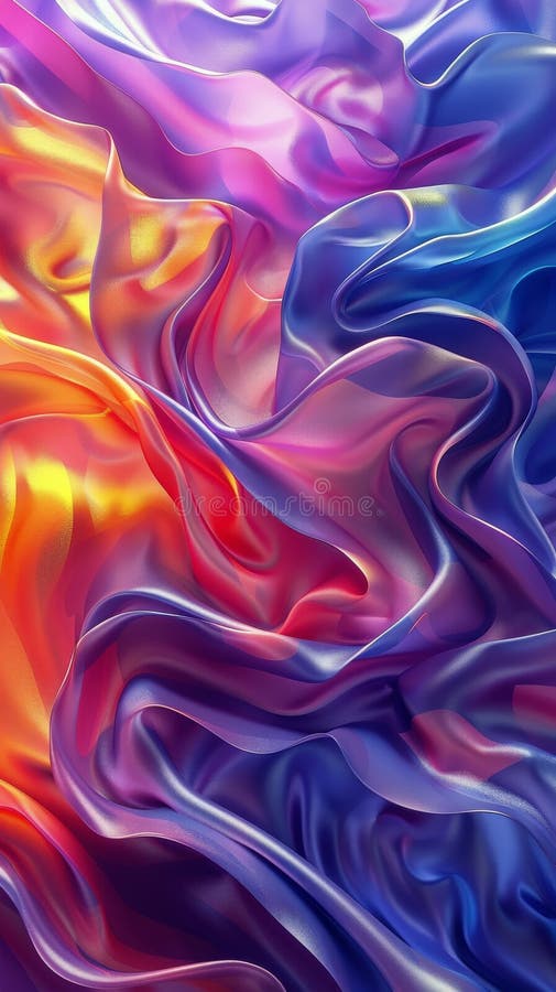 Colorful Wavy Background Design Stock Photo - Image of creative, swirls ...