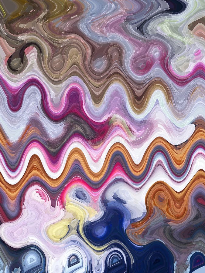 Colorful wavy background stock illustration. Illustration of rainbow ...