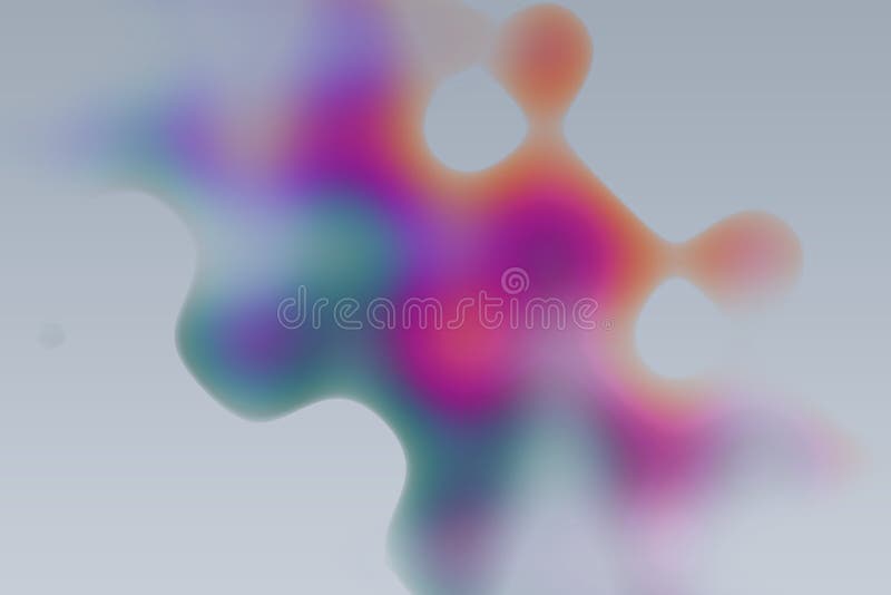 Colorful Wavy Blob stock illustration. Illustration of effect - 167517624