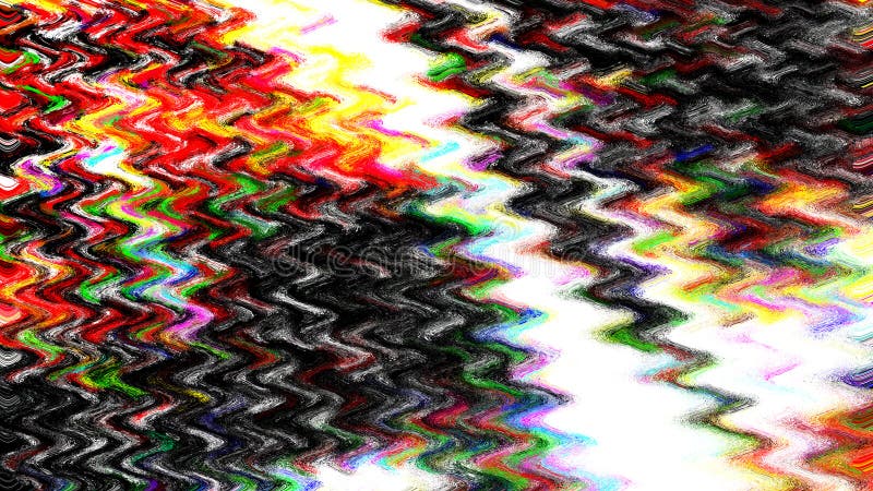 Abstract Colorful Wavy and Curvy Background Stock Illustration ...