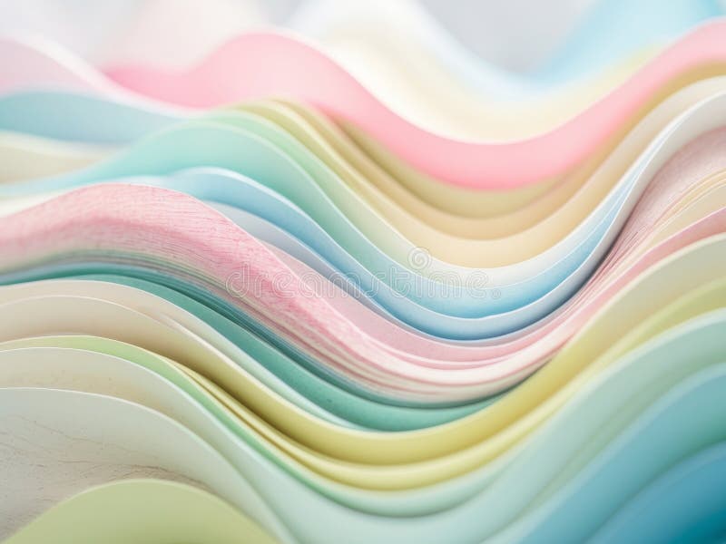 Colorful Wavy Layers Abstract Background Graphic Resource Design ...
