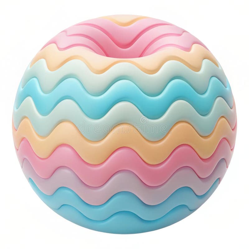 Colorful Wavy Sphere Model for Function Simulation and Demonstration ...