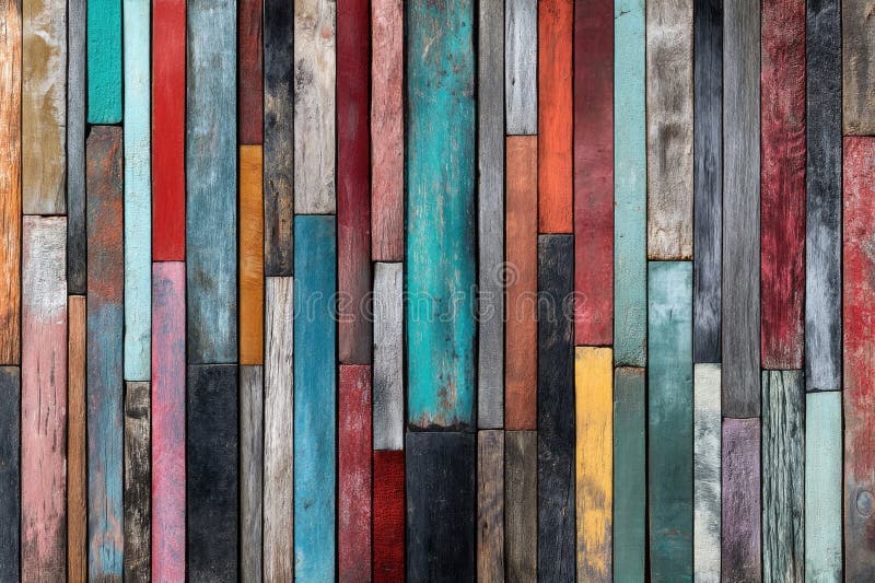 Colorful Wood Paneling stock illustration. Illustration of vibrant ...