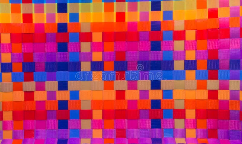 Colorful Weaven Plastic Texture Stock Image - Image of backdrop ...
