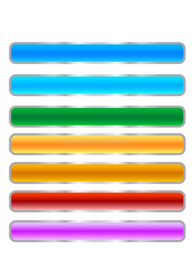 Colorful web bars stock illustration. Illustration of button - 8229366