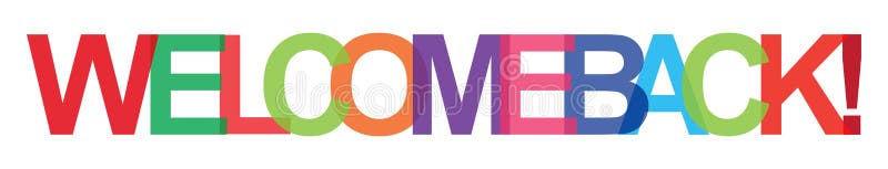 Colorful Welcomeback Stock Illustrations – 13 Colorful Welcomeback ...