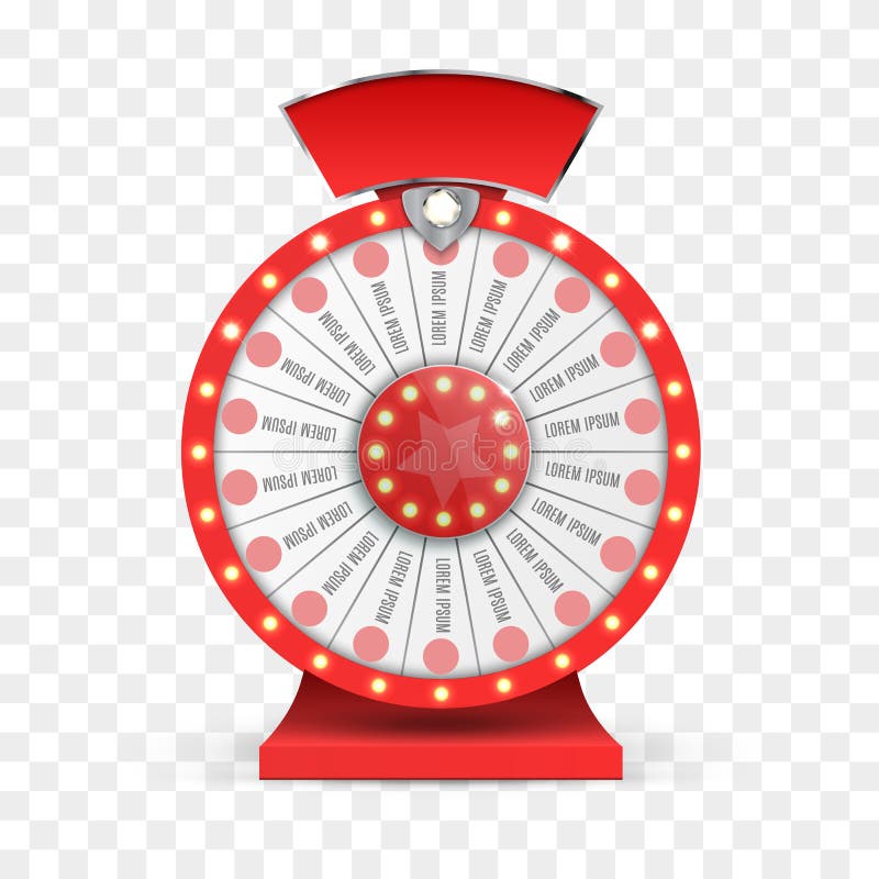 Colorful Wheel of Luck or Fortune Infographic. Vector Stock Vector ...
