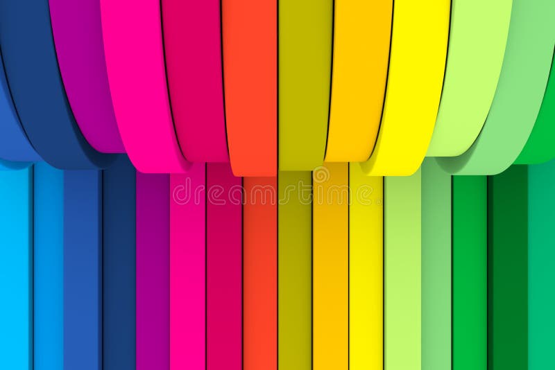 Colorful Wheels Abstract Background Stock Illustration - Illustration ...