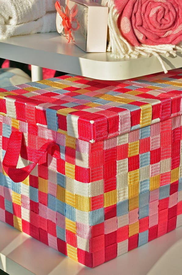 Colorful wicker baskets stock photo. Image of pile, handmade - 17559144