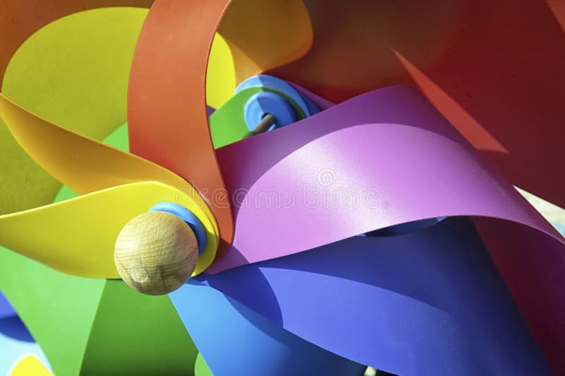 Colorful wind wheel stock photo. Image of sunlight, pinwheel - 34902180