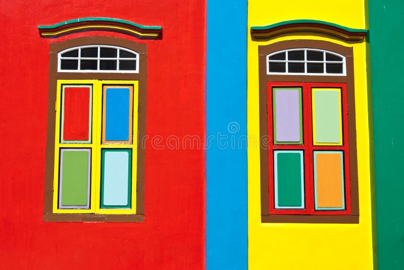 Colorful windows stock photo. Image of radiant, wall, pattern - 5905332