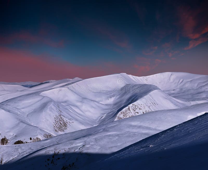 Colorful winter landscape stock image. Image of snowfall - 21915585