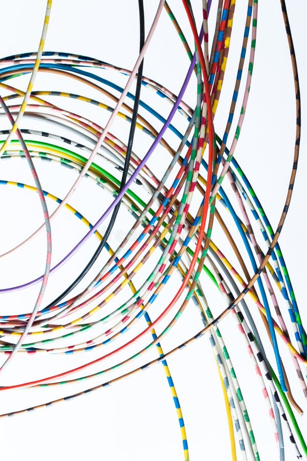 Electric Wire Colorful Background, Electric Cable Texture Background ...