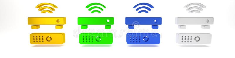 Colorful Wireless Multimedia and TV Box Receiver and Player with Remote ...