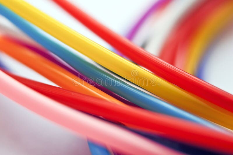 Colorful wires stock image. Image of multicolor, cord - 33378147
