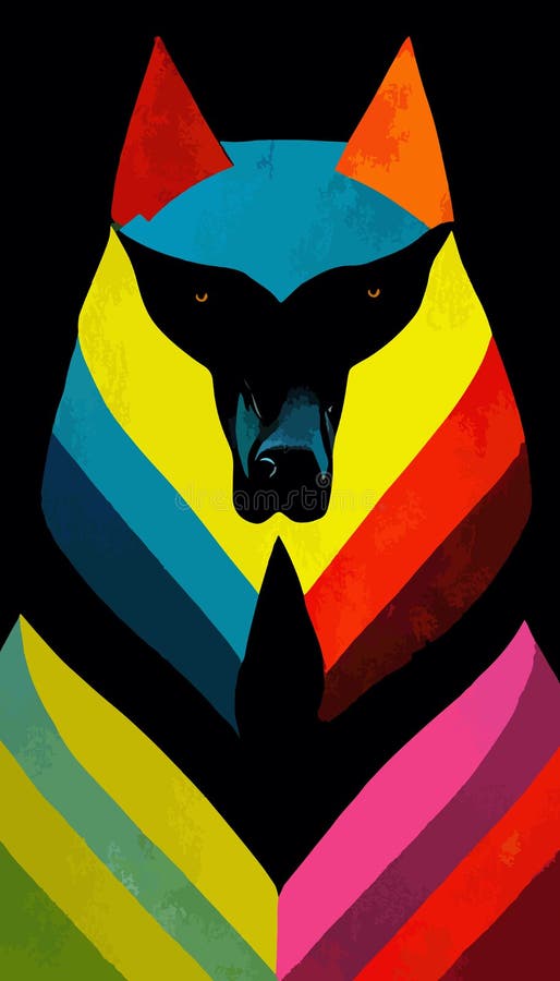 Pop Art Wolf Stock Illustrations – 252 Pop Art Wolf Stock Illustrations ...