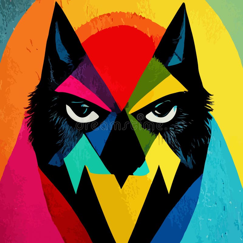Pop Art Wolf Stock Illustrations – 252 Pop Art Wolf Stock Illustrations ...