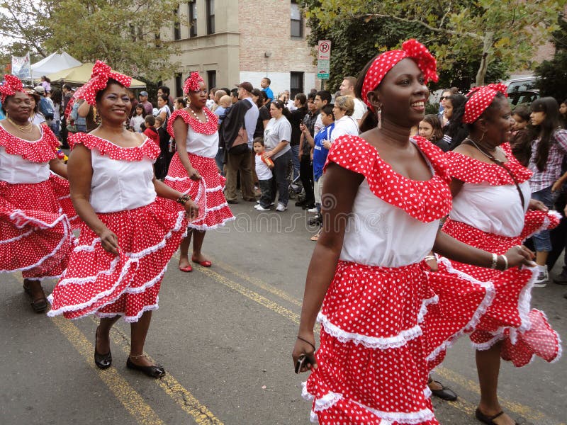 Colorful Women at the Parade Editorial Stock Photo - Image of mount ...