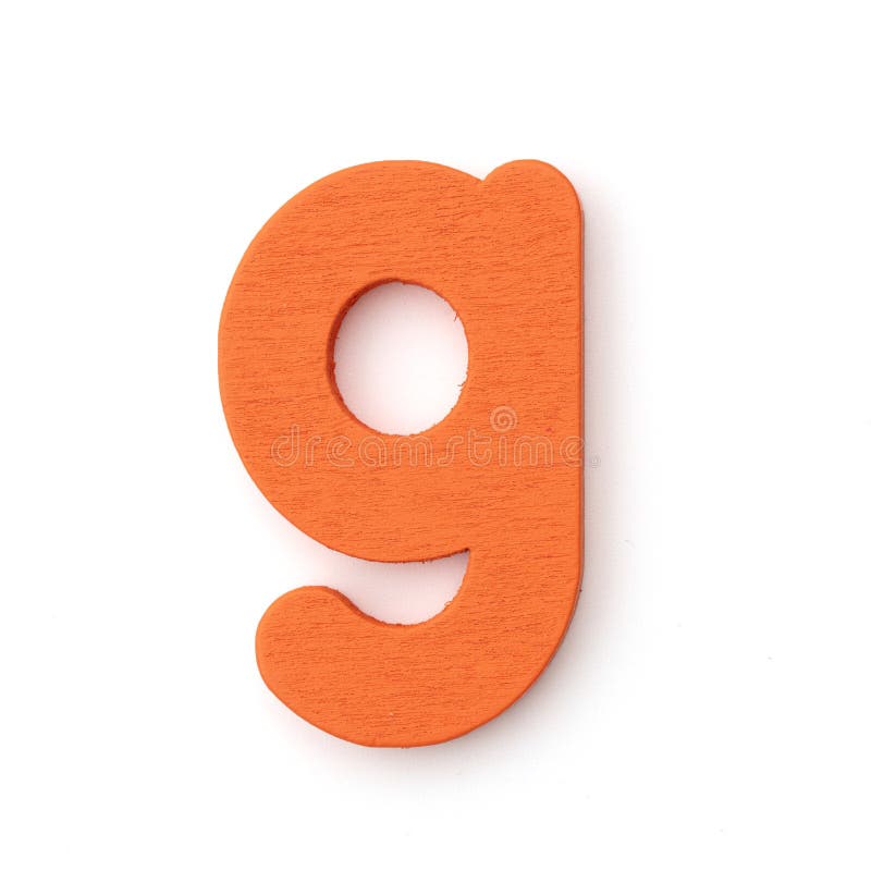 Colorful Wood G Letters Isolated on White Stock Photo - Image of ...