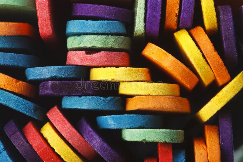 Colorful Wood Ice Cream Sticks Stock Image - Image of surface, textured ...