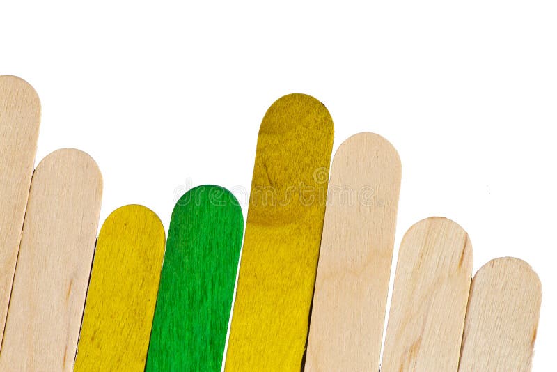 Colorful Wood Ice Lolly Sticks, Stock Image - Image of colorful, cream ...