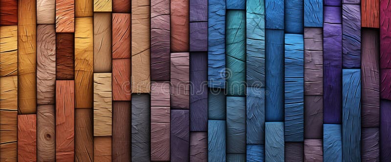 Colorful Wood Material Background for Wallpaper Stock Illustration ...