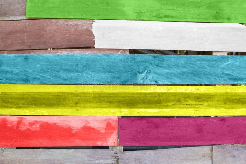 Colorful Wood plank. stock photo. Image of nature, modern - 89529560