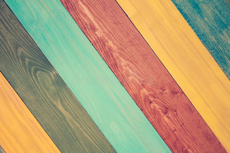 Colorful Wood Wall Background Texture Stock Image - Image of weathered ...