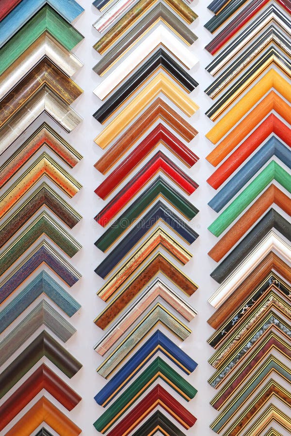 Colorful Wooden Frame Corners Stock Photo - Image of wood, craft: 198597370